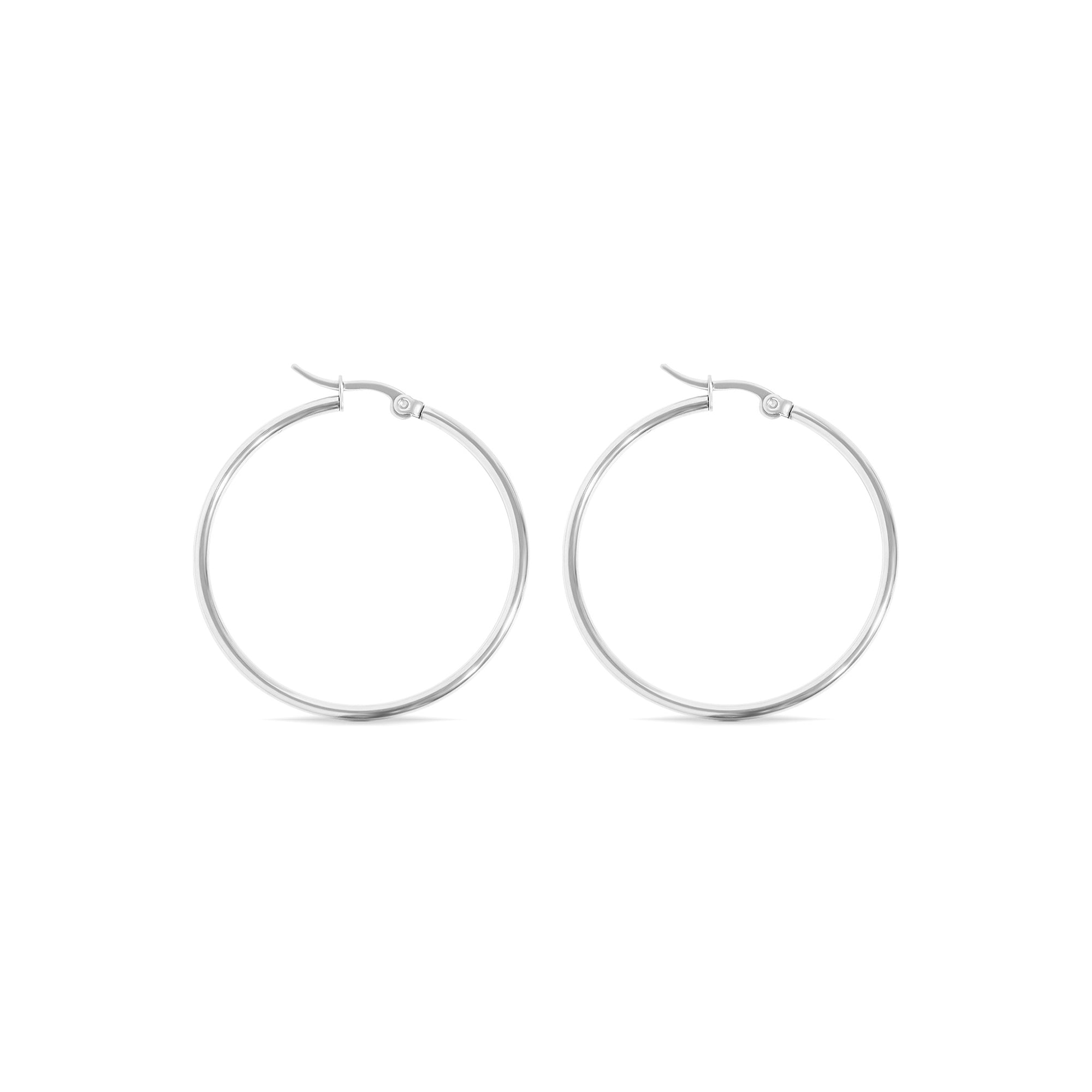 Round Tube Large Hoop Earrings – Vital Piercing